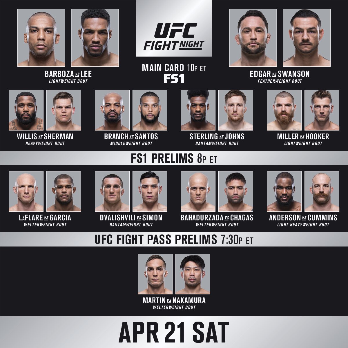 MMAOddsbreaker Staff Picks: UFC Fight Night 128 - MMAOddsBreaker