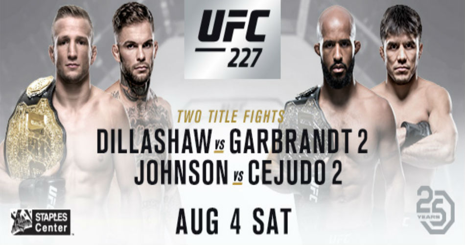 UFC 227 Opening Odds Reactions - MMAOddsBreaker