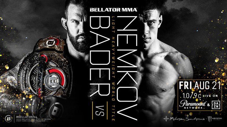 Opening Betting Odds for Bellator 244: Bader vs. Nemkov - MMAOddsBreaker